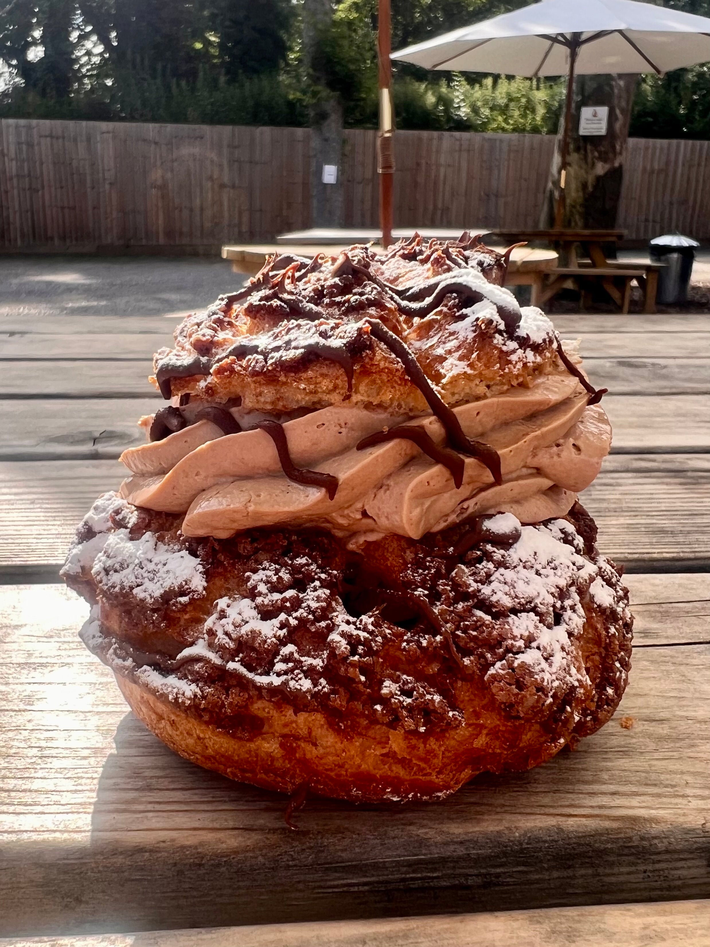 Chocolate & Caramel Profiterole | Silver Tree Bakery